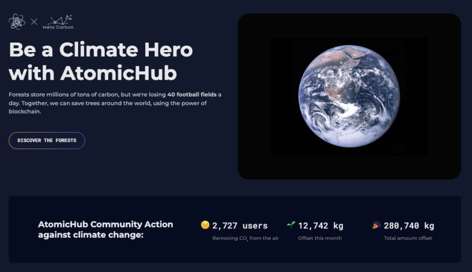 Case Study AtomicHub - Meta Carbon